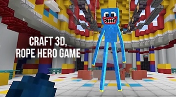 Tải và Chơi Craft 3D, Rope Hero game trên PC (máy tính) và Mac (Giả Lập)