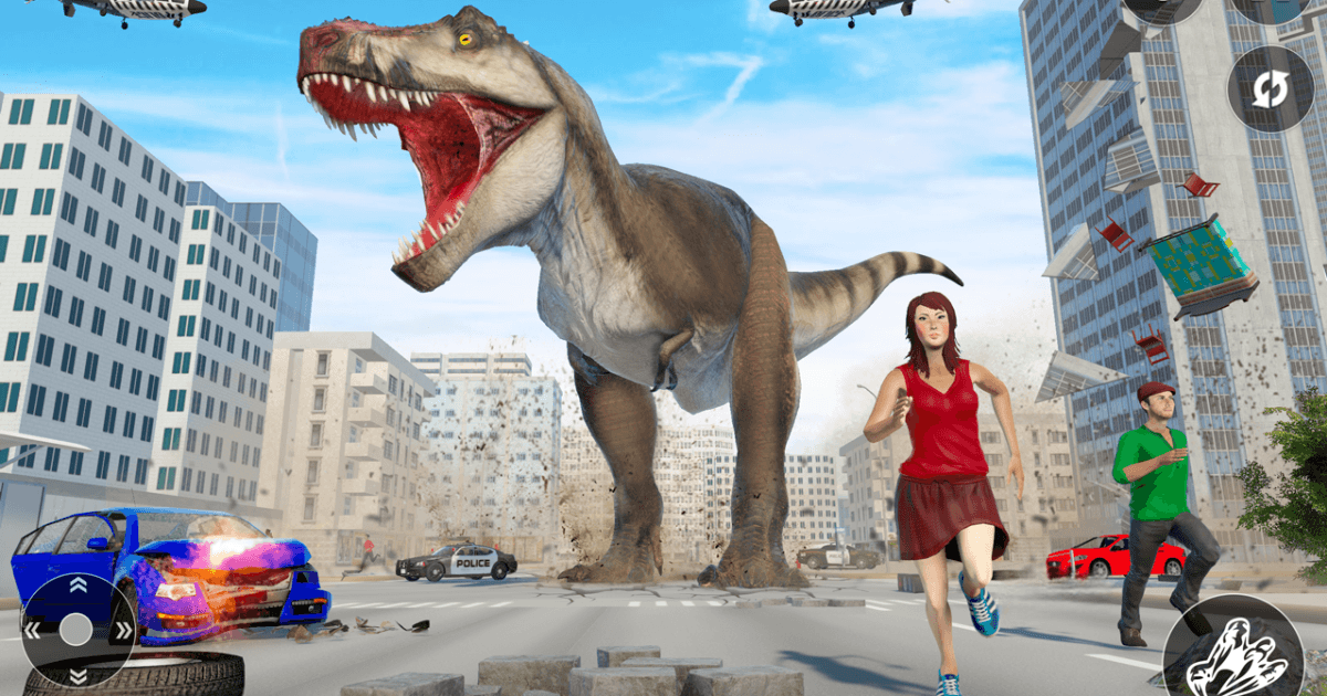 Download & Play Dinosaur Rampage Sim: Angry Gorilla city smasher on PC ...