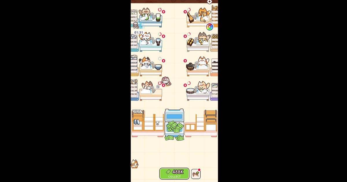 Download & Play Idle Washing Dishes on PC & Mac (Emulator)