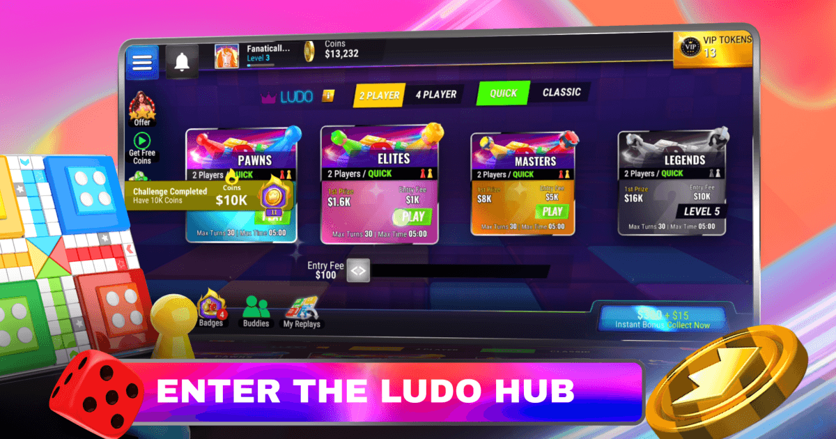 Download & Play Ludo International 3D: Pro on PC & Mac (Emulator)