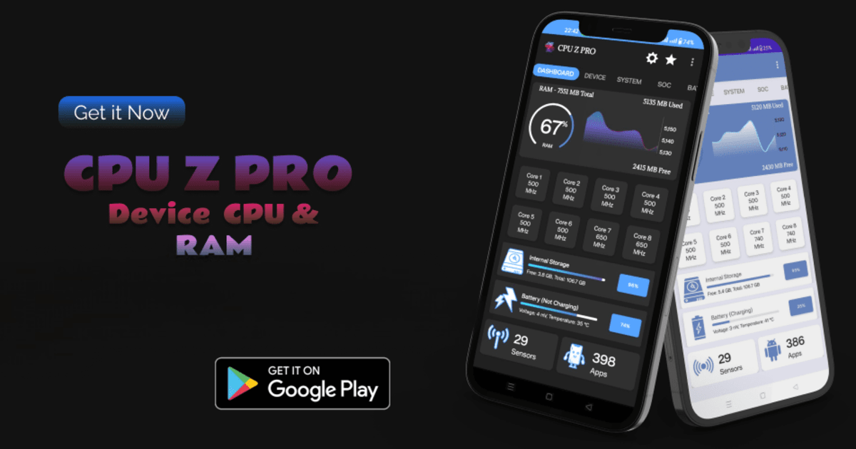 CPU Z PRO: Device, CPU, RAMをPCとMac (アプリプレイヤー) にダウンロードして実行