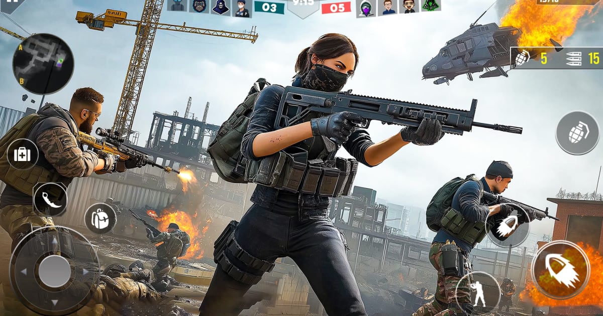 Download & Mainkan Fps Penembakan Perm - Perang di PC & Mac (Emulator)