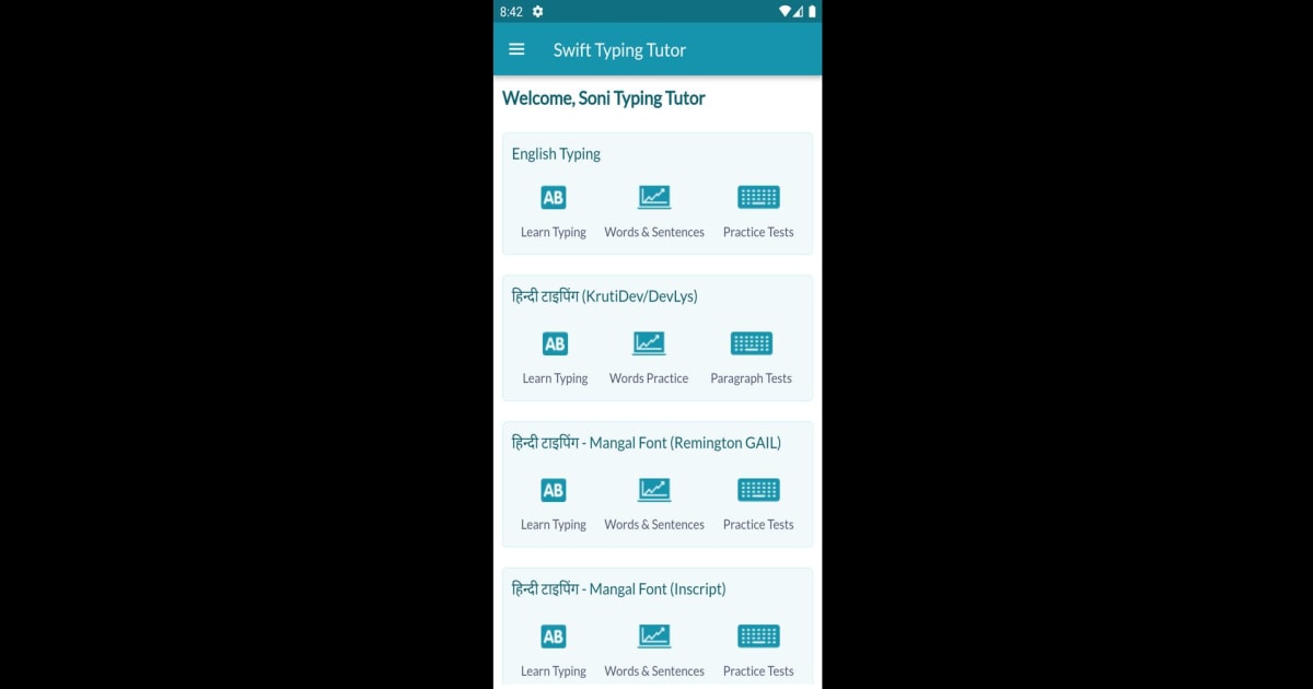 Download & Play Soni Typing Tutor on PC & Mac (Emulator)