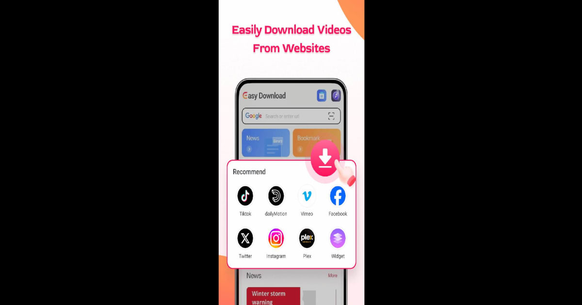 Unduh dan jalankan EasyDownload-Video Saver di PC & Mac (Emulator)