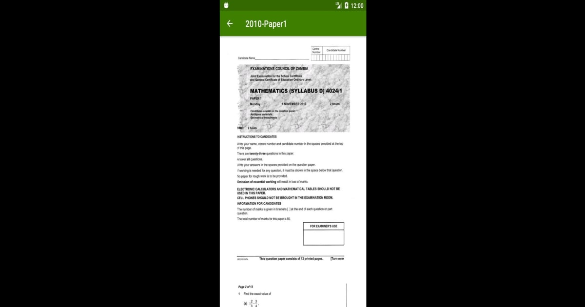 Download and run Past Papers Zambia on PC & Mac (Emulator)