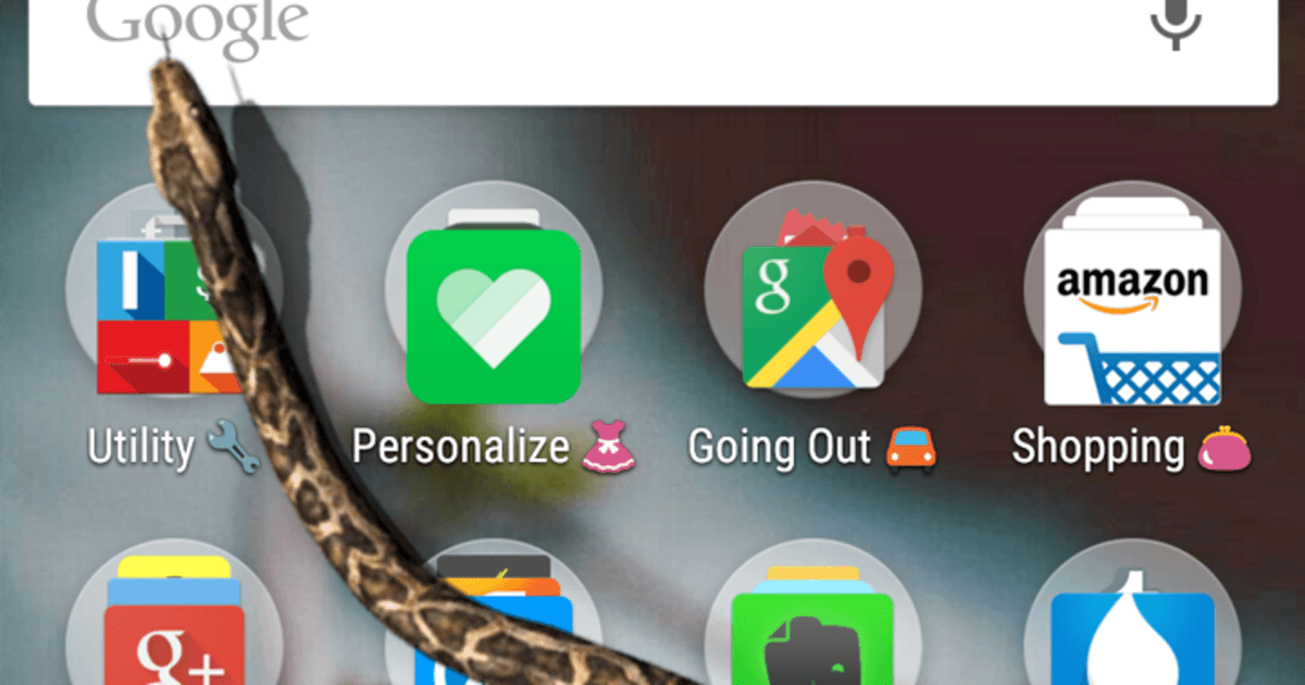 Download and run Snake in Hand Joke - iSnake on PC & Mac (Emulator)