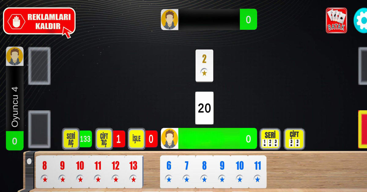 Download & Play 101 Okey - internetsiz on PC & Mac (Emulator)