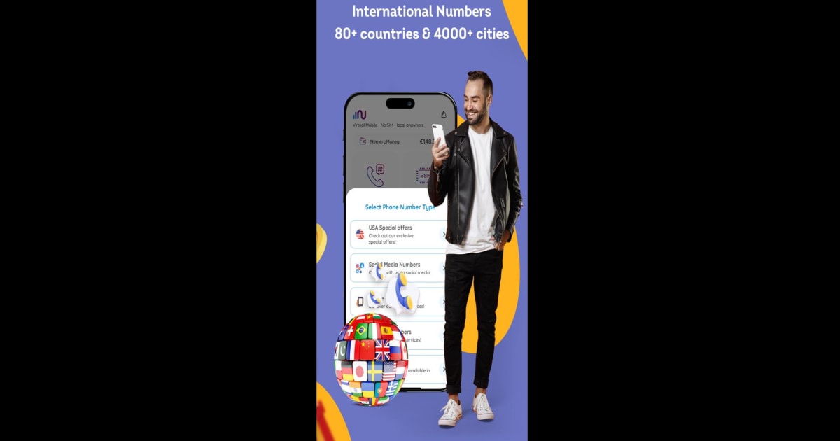 Téléchargez et exécutez Numero eSIM: Numero Virtuel sur PC et Mac (émulateur)