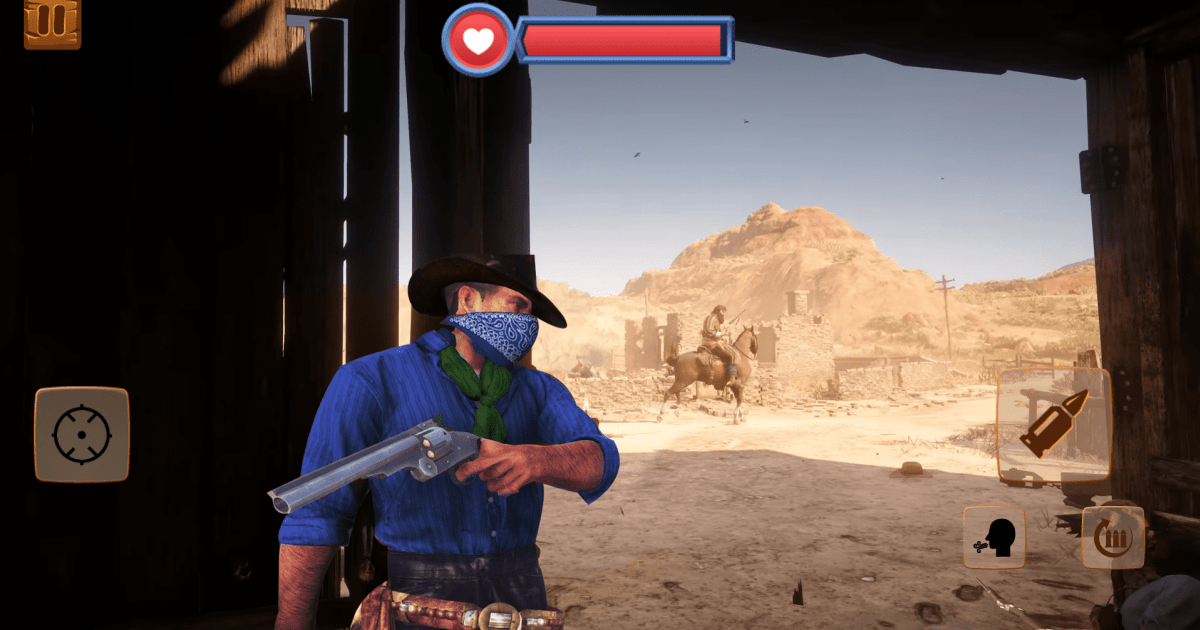 Descarga y juega a West Gunfighter Cowboy game 3D en PC y Mac (Emulador)