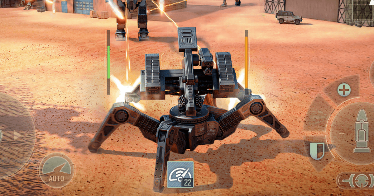 Download & Play WWR: Mech robots, war game on PC & Mac (Emulator)