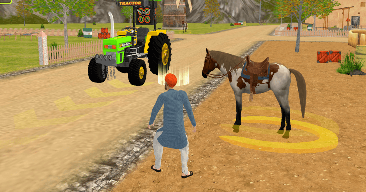 Download & Play Indian Farming Game 3D Tractor on PC & Mac (Emulator)