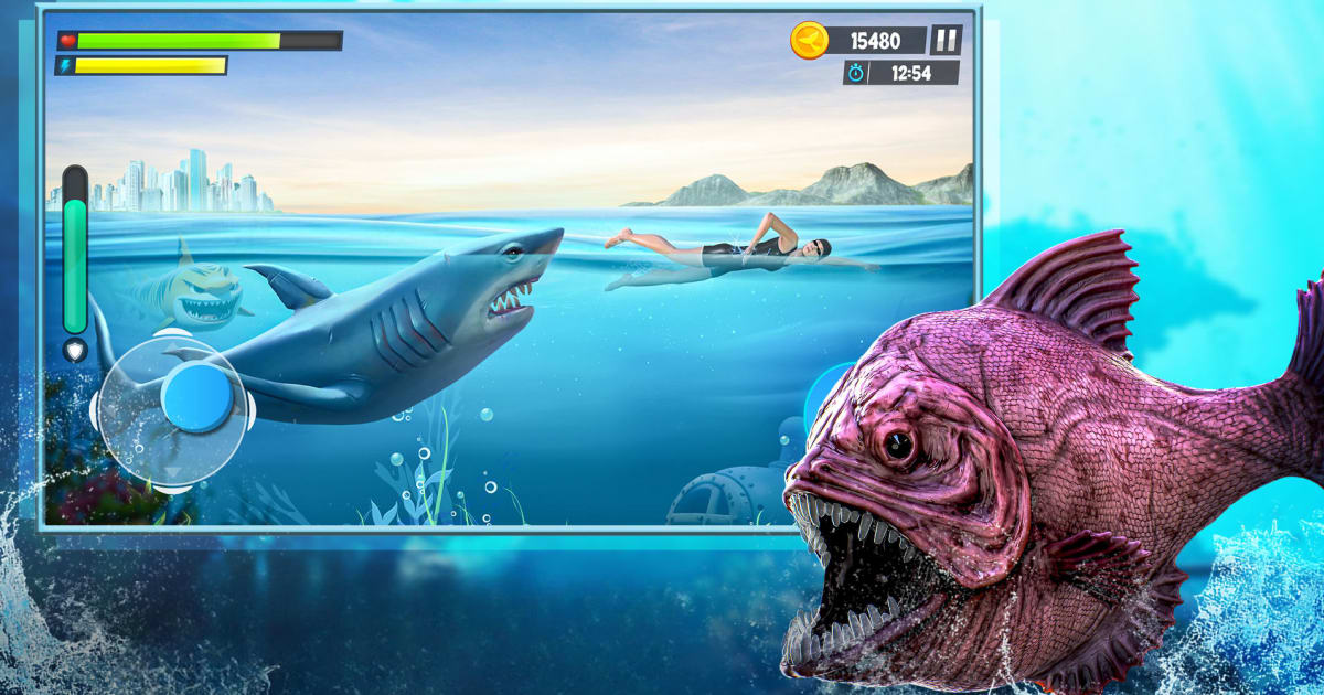 Télécharger et Jouer à Jeux Requin Angry Shark Attack sur PC & Mac ...