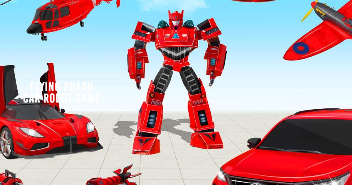 Download & Play Flying Prado Car Robot Game on PC & Mac (Emulator)