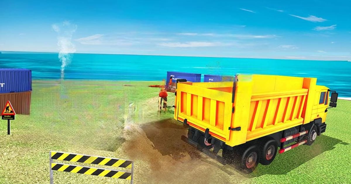 Download & Play Sand Excavator Crane Game: Truck Driving Simulator on ...