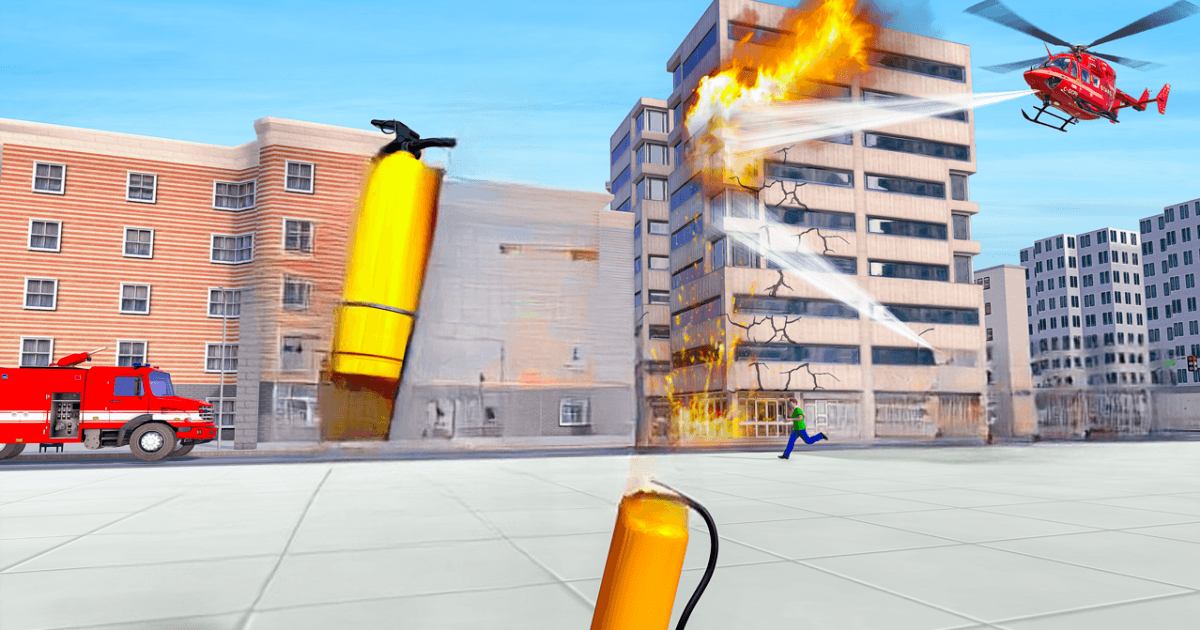 Download & Play Firefighter Superhero Robot Rescue Mission on PC & Mac ...