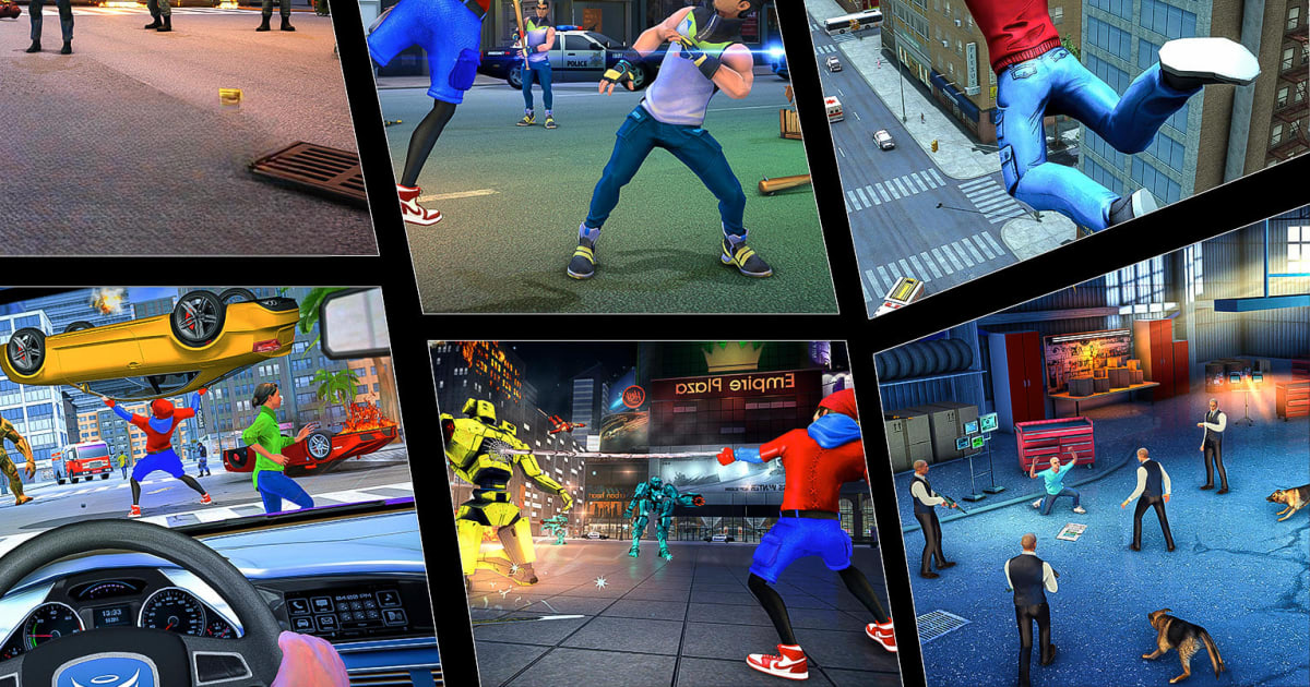 Download & Play Flying Spider Fight Hero Games on PC & Mac (Emulator)