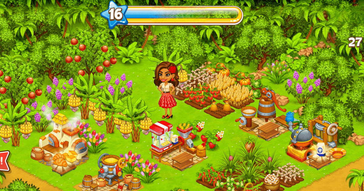 Download & Play Farm Paradise: Fun farm trade game at lost island on PC ...