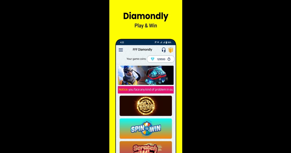 Download & Play Diamondly: Play Win FFDiamonds on PC & Mac (Emulator)