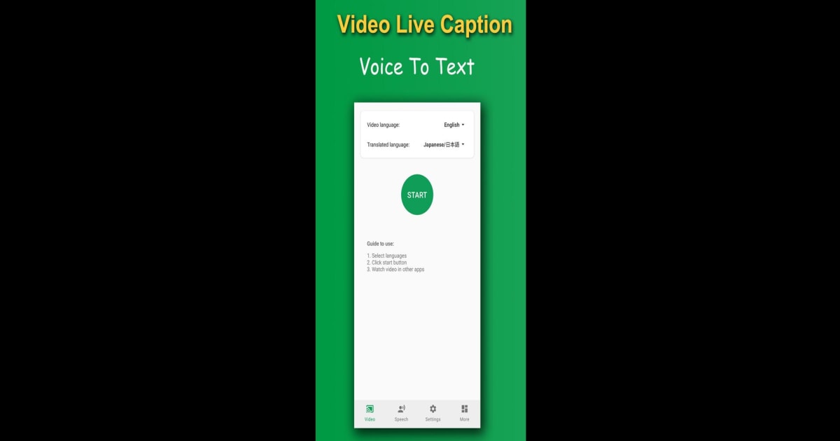 Download and run Live Caption - Video Translate on PC & Mac (Emulator)