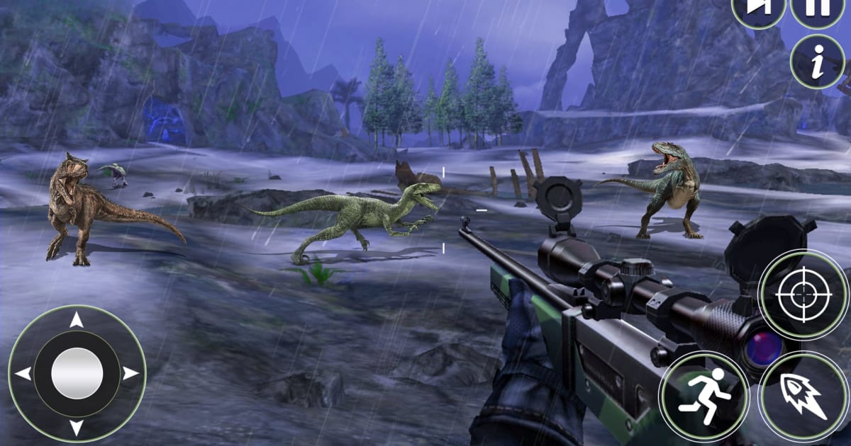 Dino 3D Shooting Dinosaur Game - 下載遊玩 PC 或 Mac 版本 (模擬器)
