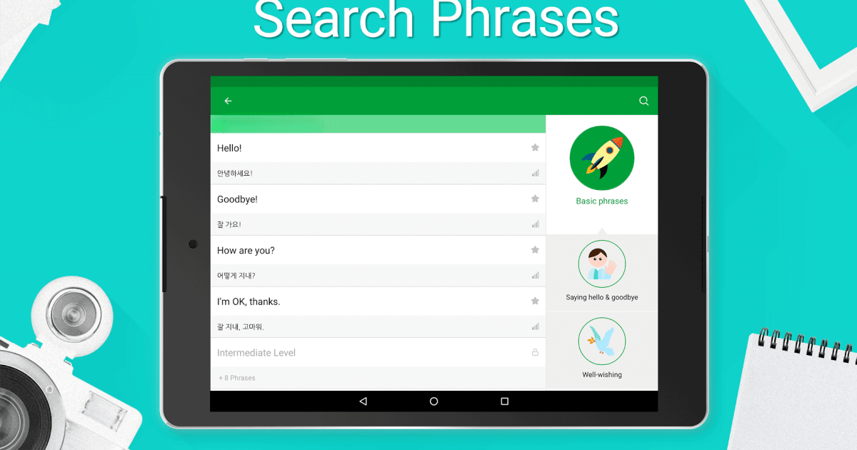 Download and run Speak Korean - 5000 Phrases & Sentences on PC & Mac (Emulator)