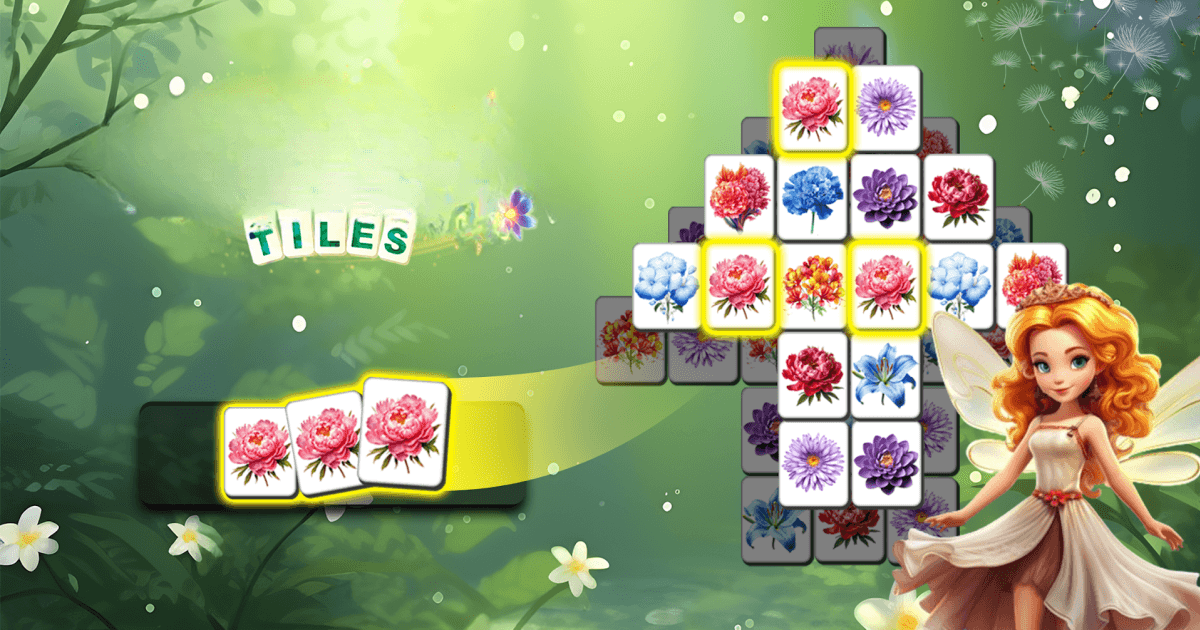 Download & Play Mystical Flower - Match Tiles on PC & Mac (Emulator)