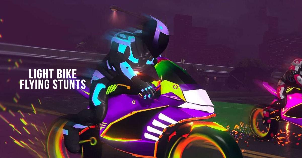 Download & Play Light Bike Flying Stunts on PC & Mac (Emulator)