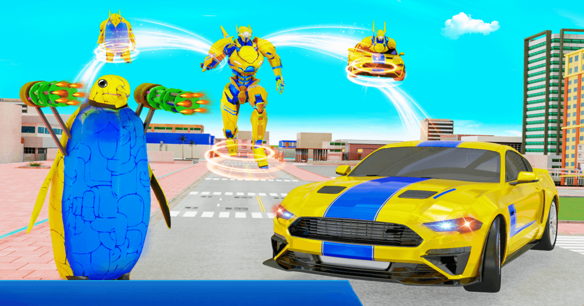 Download & Play Police Penguin Robot Car Games on PC & Mac (Emulator)