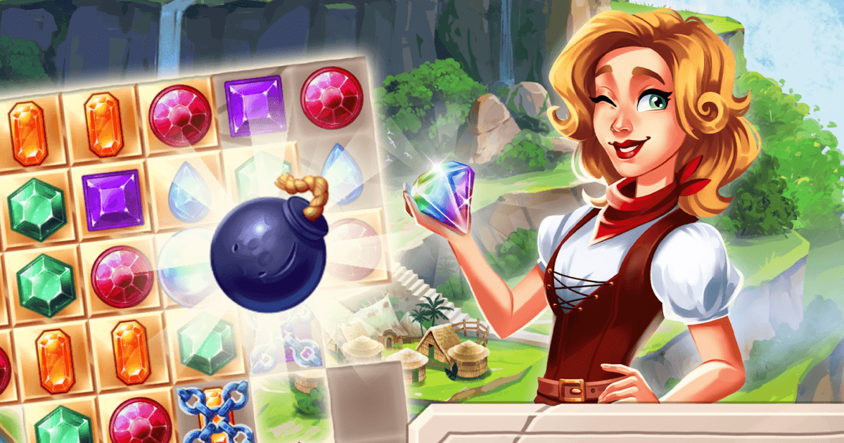 Downloaden & Spielen von Jewel Quest Match 3 Adventure auf PC & Mac ...