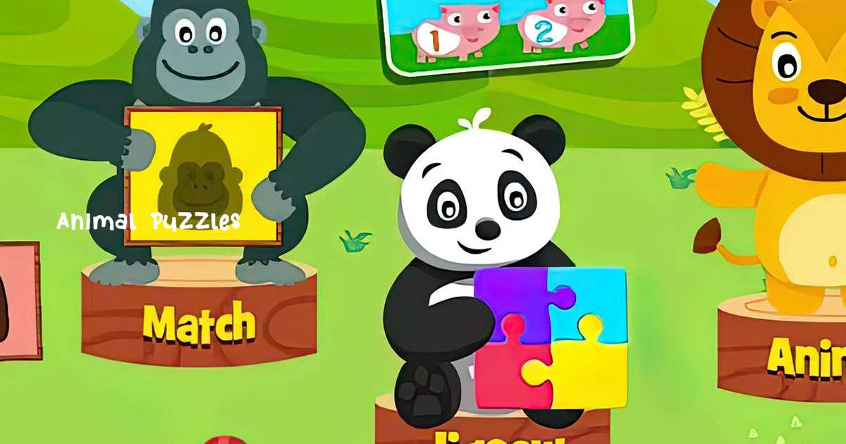 ดาวน์โหลดและเล่น Animal Puzzle & Games for Kids บนคอม PC & Mac (Emulator)