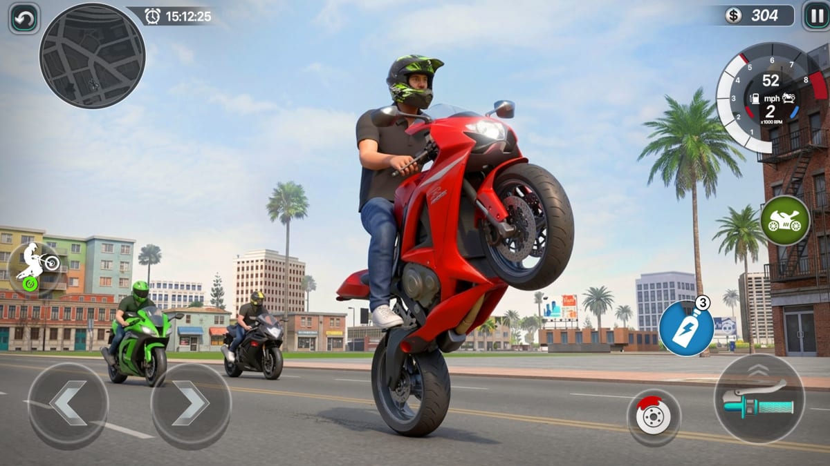 Download & Play US Moto Wheelie Crime Games 3d on PC & Mac (Emulator)