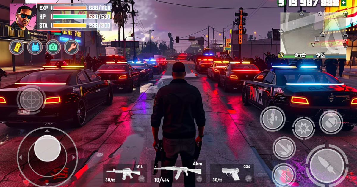 Télécharger et Jouer à Gangs Fighter Grand City sur PC & Mac (Émulateur)