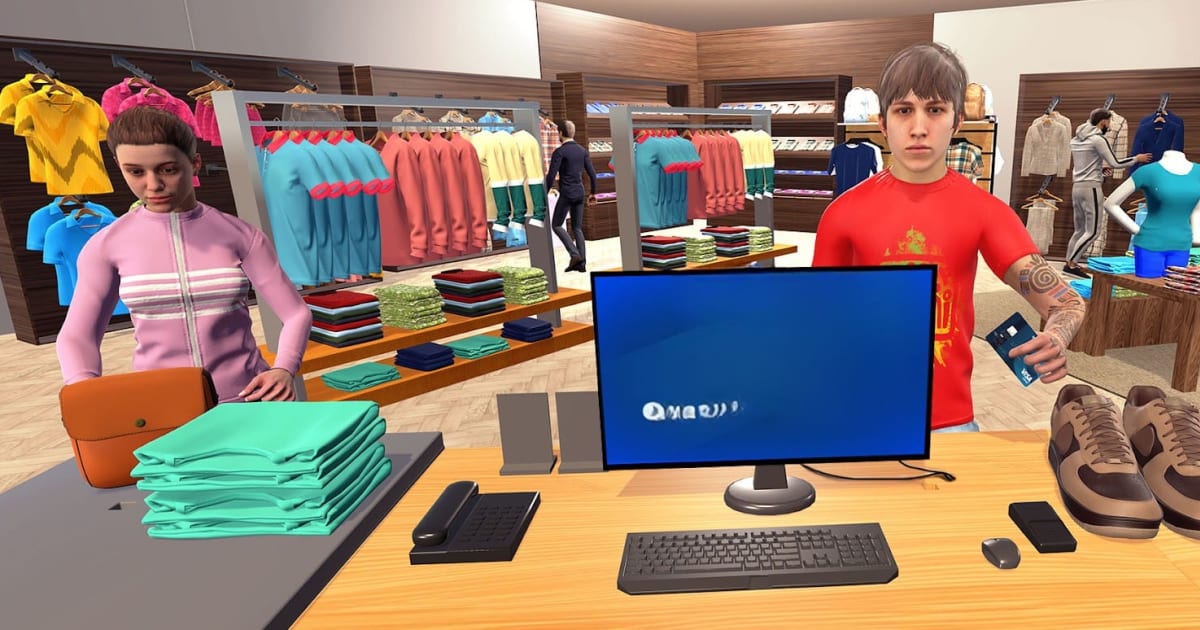 Baixar & Jogar Simulador loja 3D loja roupas no PC & Mac (Emulador)