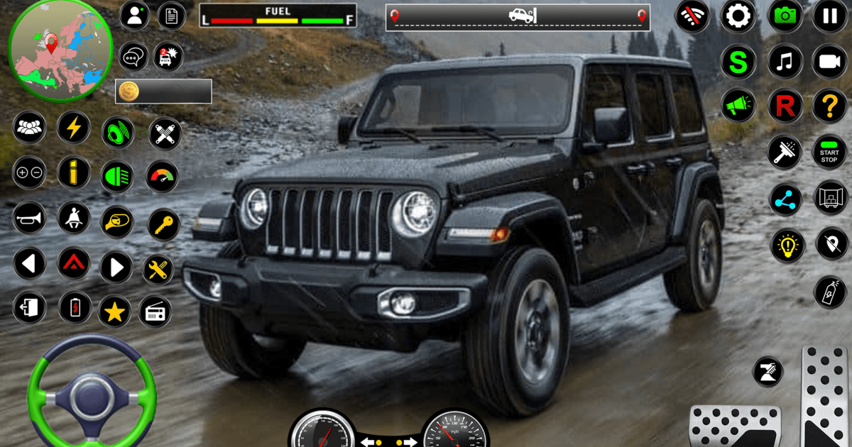 tepe jeep sürüş oyunları 2023 ' i PC ve Mac'te İndir & Oyna (Emülatör)