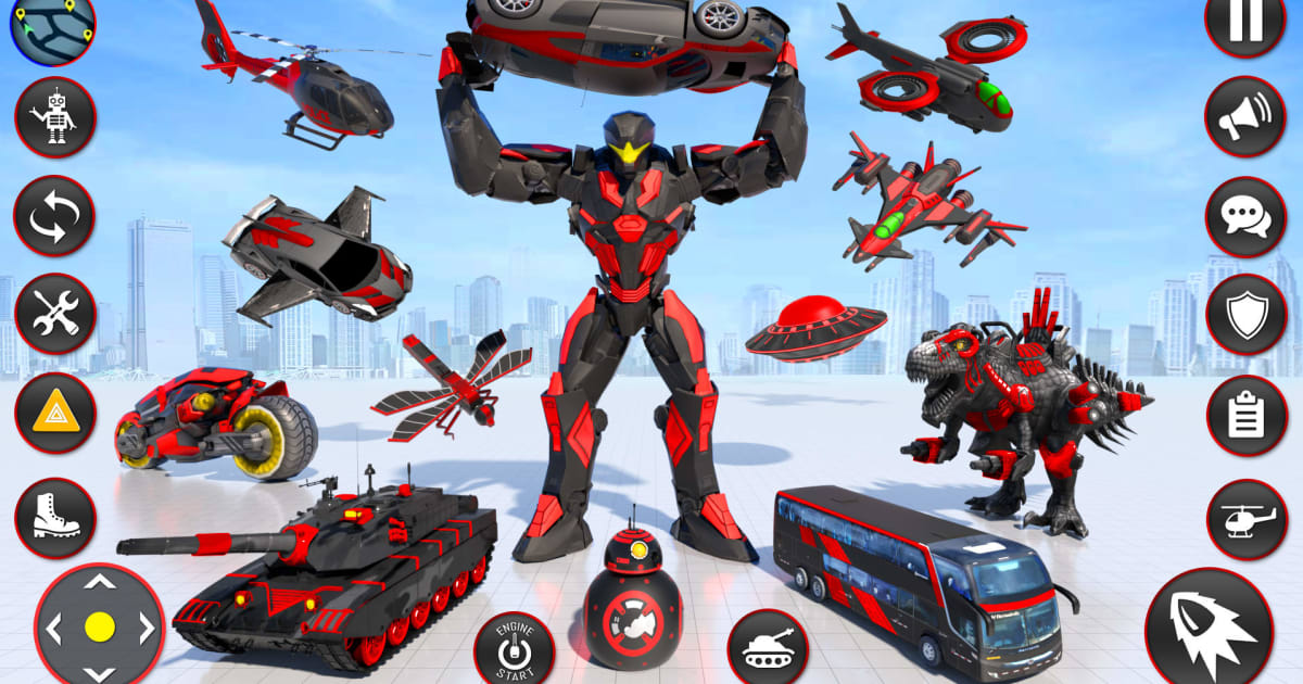 Скачать и играть в Robot War: Robot battle Games на ПК или Mac (Эмулятор)