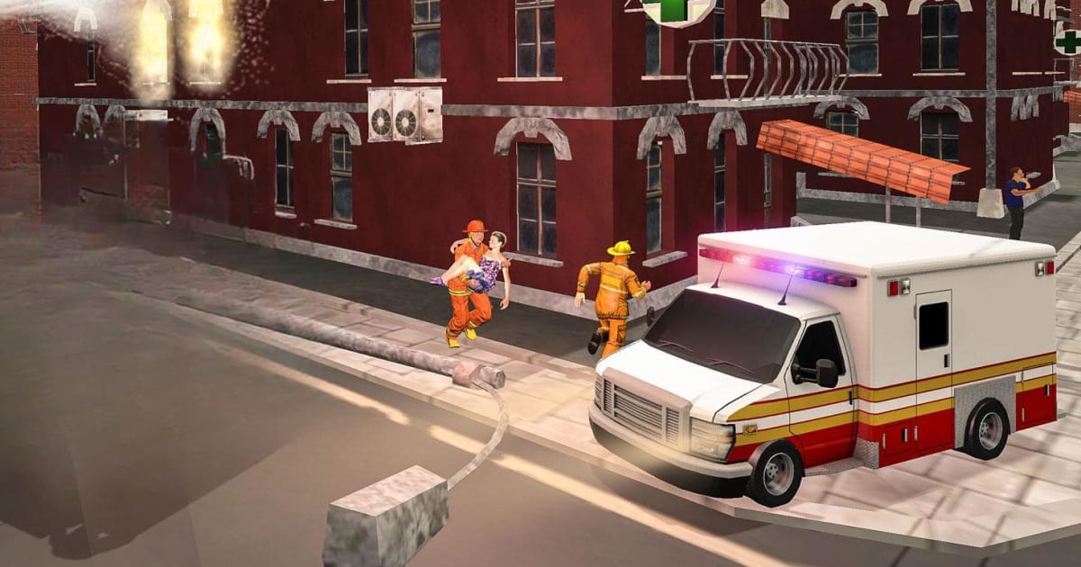 Download & Play Fire Truck Simulator Rescue 911 Fire Fighting Game on ...