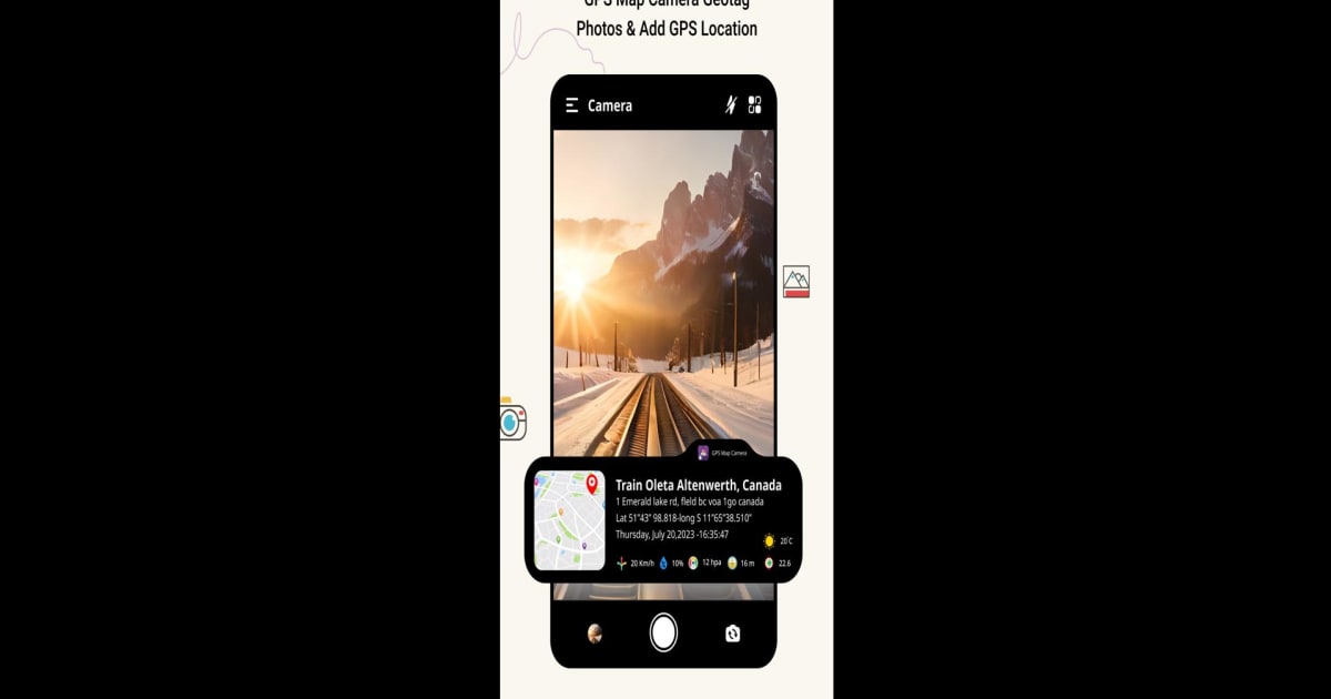 Downloade und starte GPS Camera - Location Stamp auf PC & Mac (Emulator)