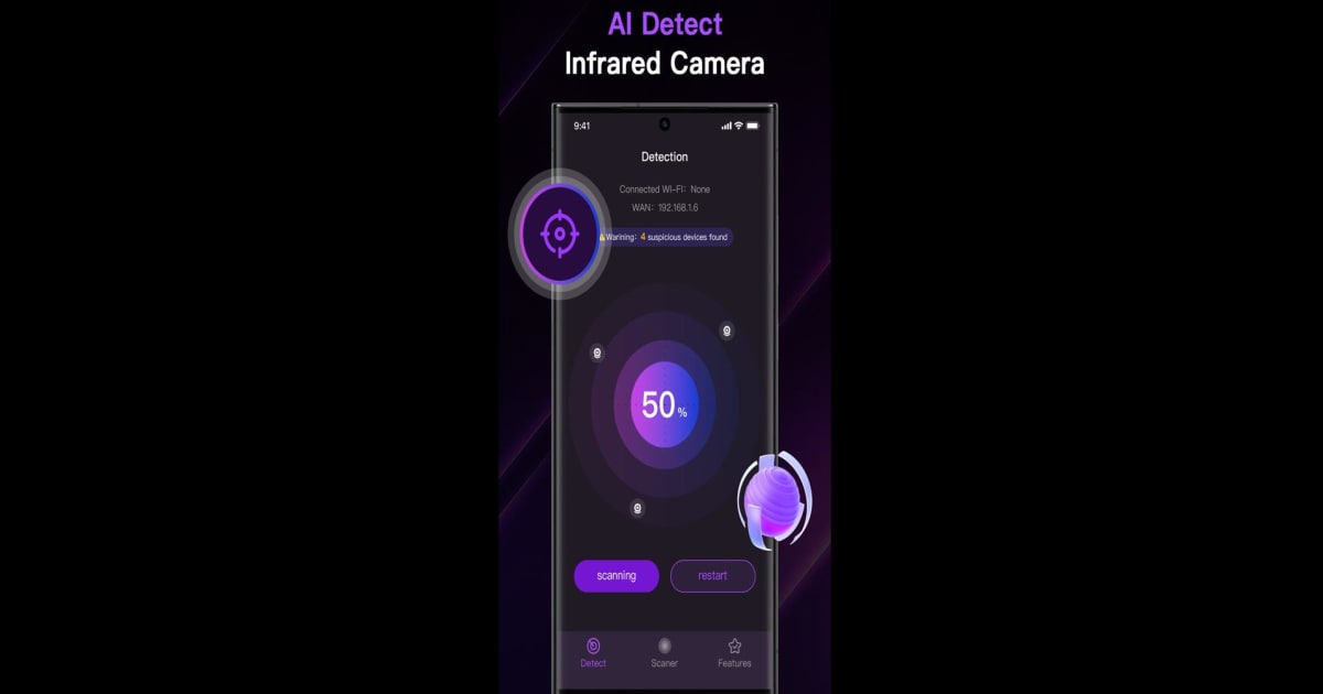 Downloade und starte Spycamera Finder auf PC & Mac (Emulator)