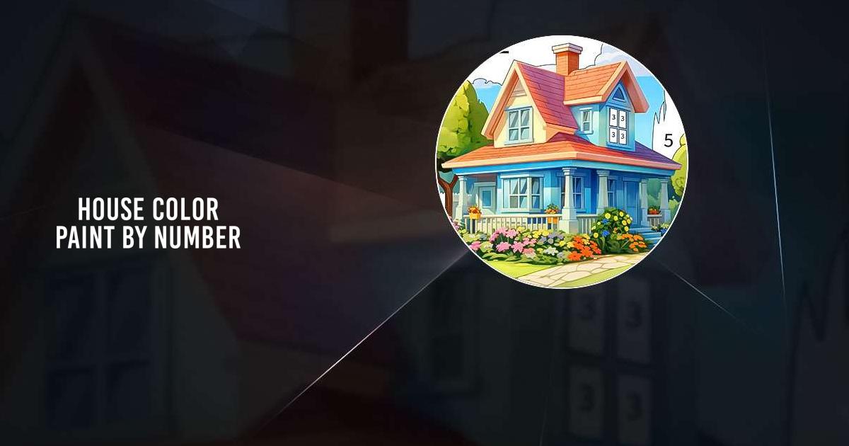 Download & Play House Color - Paint by number on PC & Mac (Emulator)