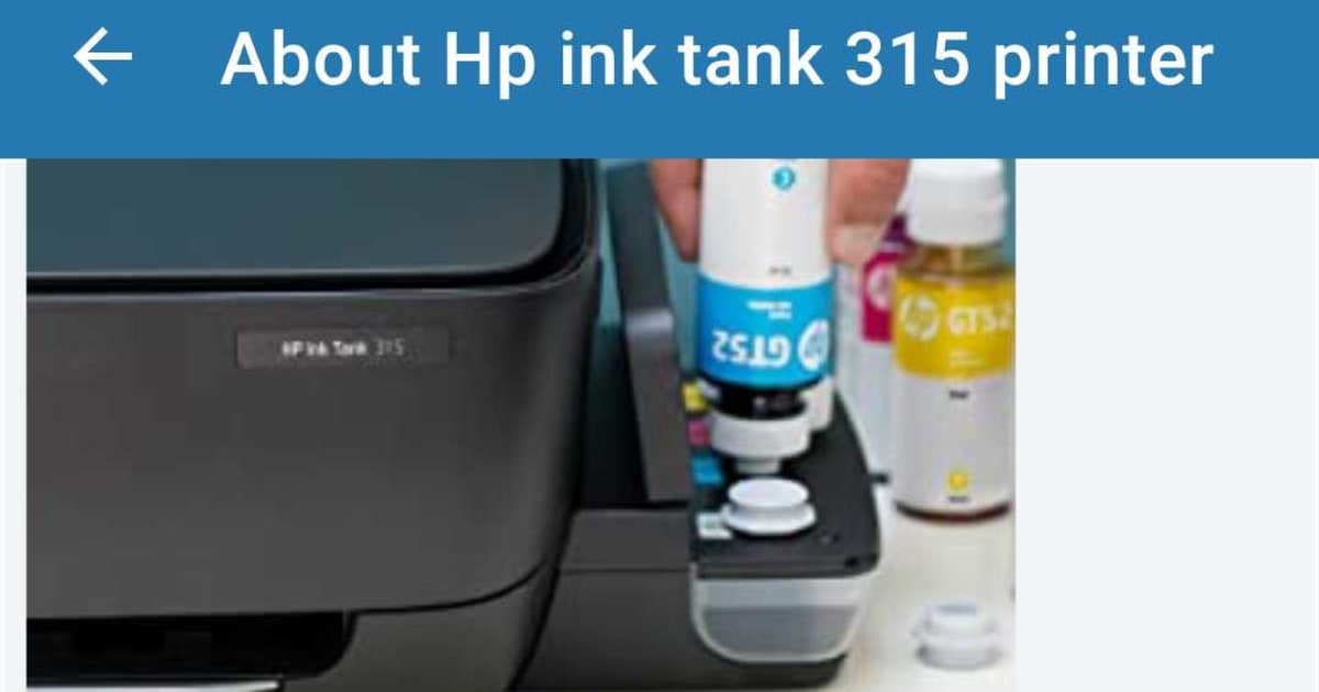 ดาวน์โหลดและใช้งาน Hp ink tank 315 printer guide บนพีซีและแมค (emulator)