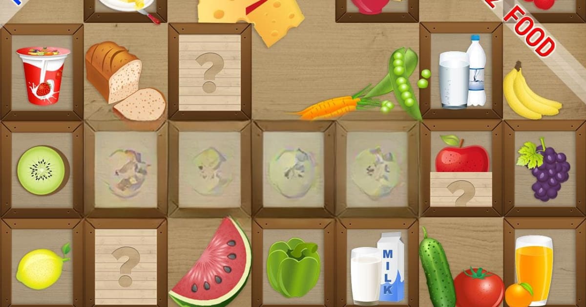 Download & Play Kids Game – Memory Match Food on PC & Mac (Emulator)