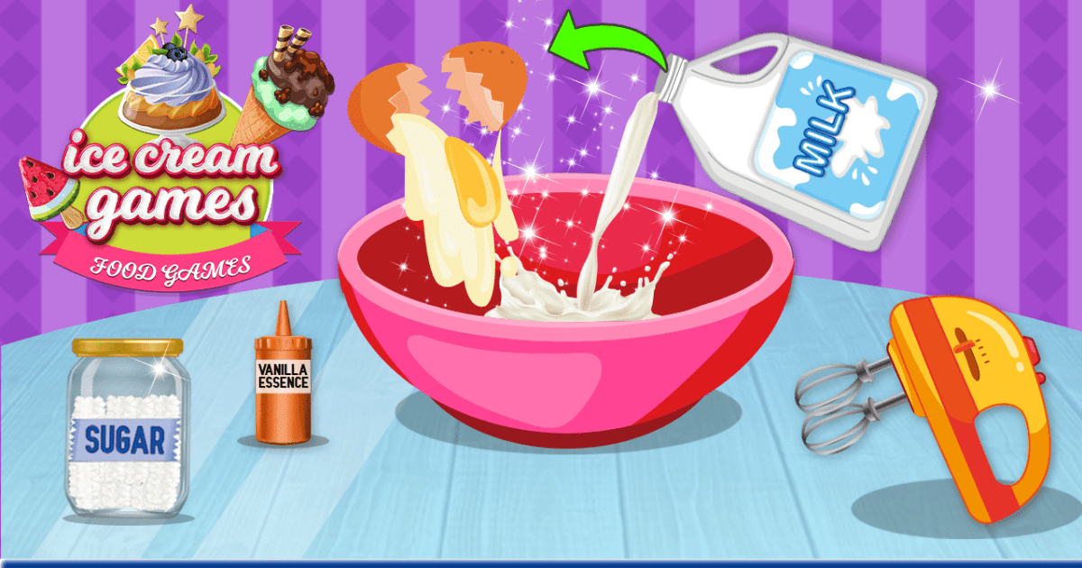 Descarga y juega a Ice Cream Game: Food Games en PC y Mac (Emulador)