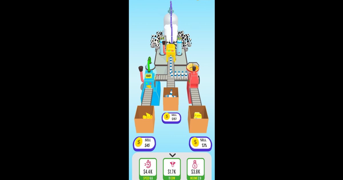 Скачать и играть в Idle Milk Factory на ПК или Mac (Эмулятор)