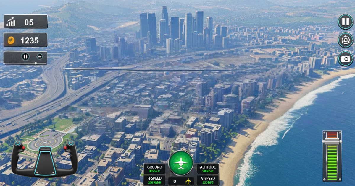Download & Play Sky Pilot 3D : Airplane Game on PC & Mac (Emulator)