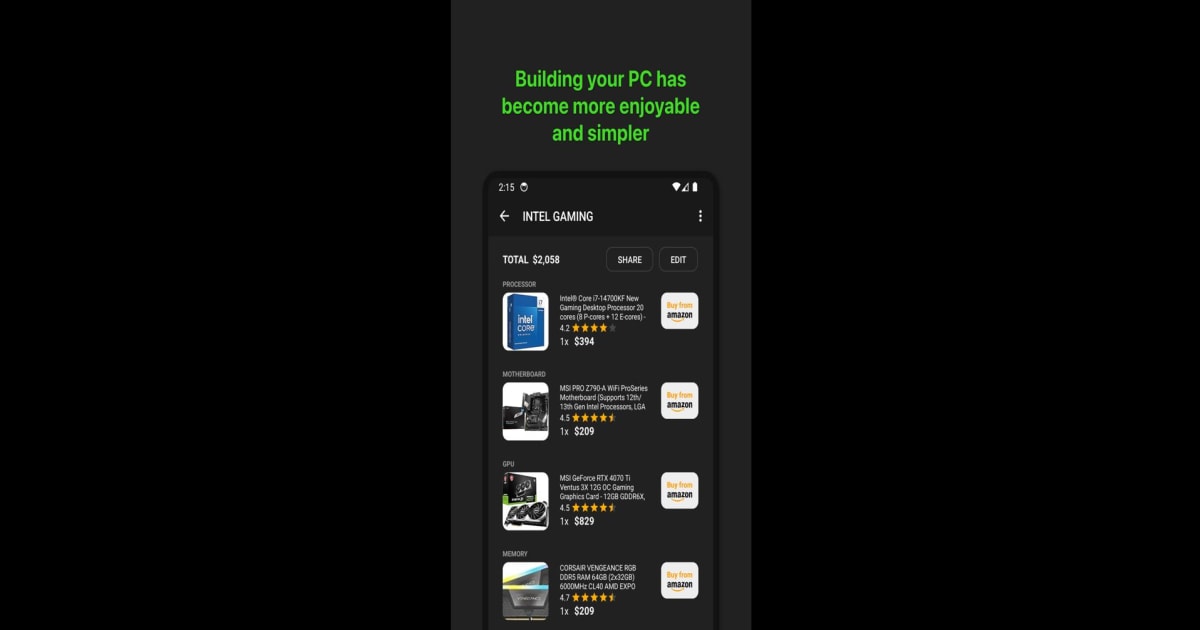 Download and run PC Builder: Part Picker on PC & Mac (Emulator)