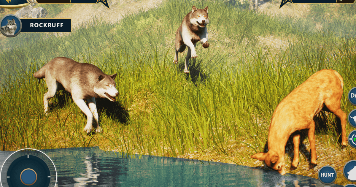 Wolf Sim Online – 動物遊戲 - 下載遊玩 PC 或 Mac 版本 (模擬器)