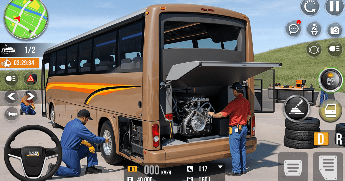 Télécharger et Jouer à Jeux de simulation de bus 3D sur PC & Mac ...