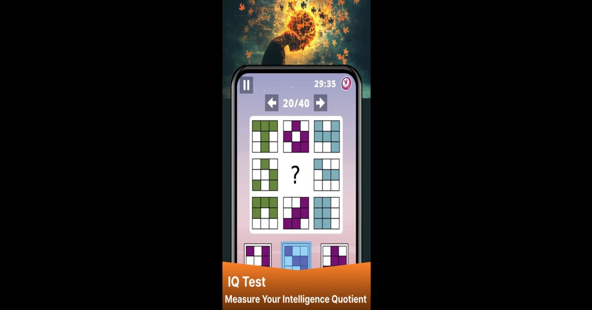 Download & Play IQ Test: Logic brain training on PC & Mac (Emulator)