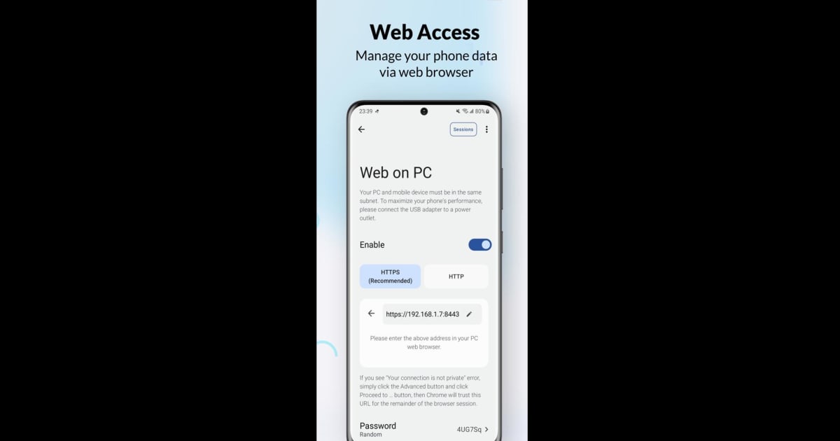 Download and run PlainApp: File & Web Access on PC & Mac (Emulator)