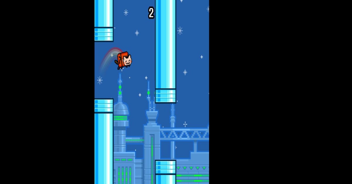 Download & Play Flappy Nyan Cat: The flying - talking cat pet on PC ...